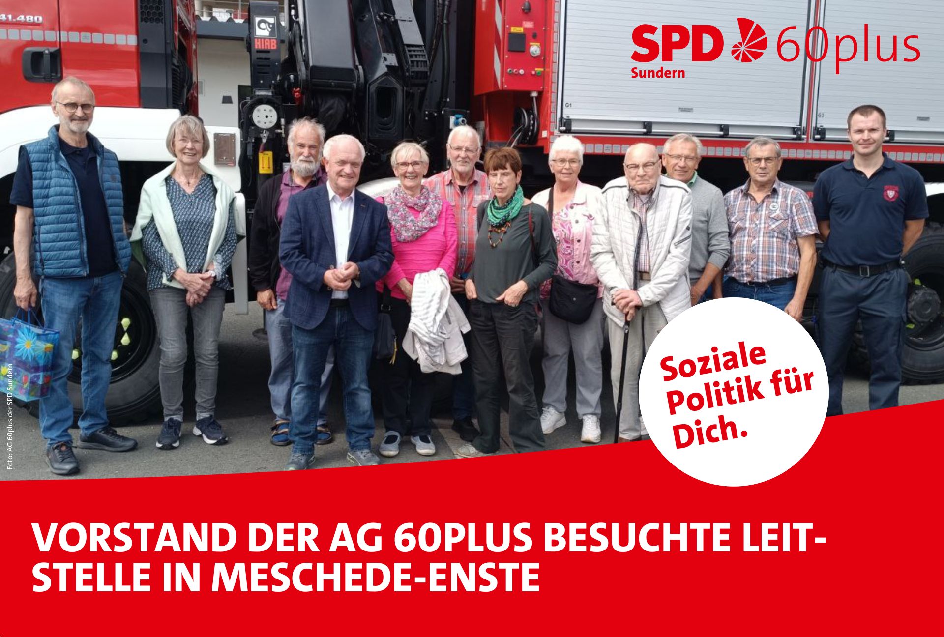 Vorstand der AG 60plus besuchte Leitstelle in Meschede-Enste › SPD Sundern